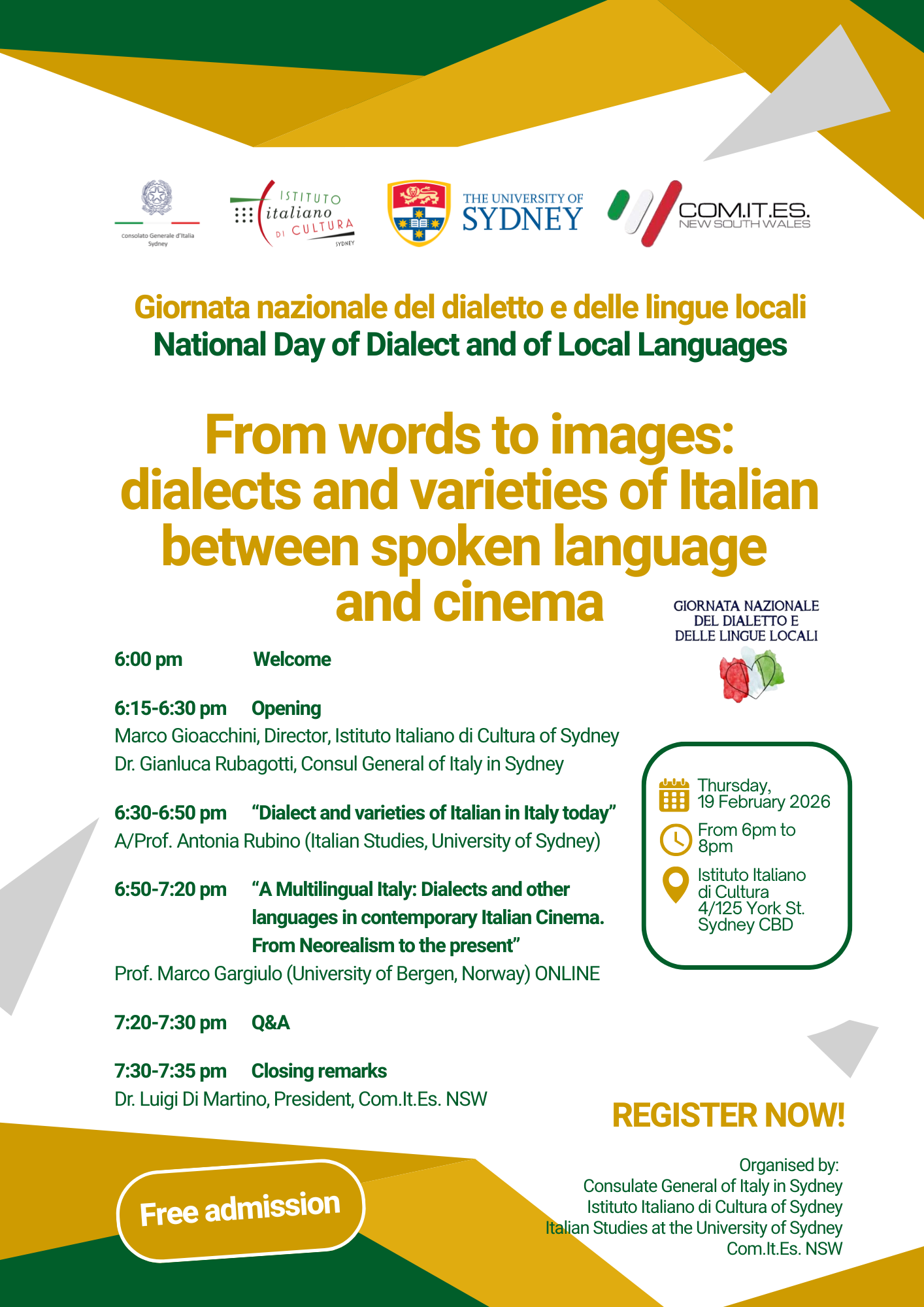 From words to images: dialects and varieties of Italian between spoken ...